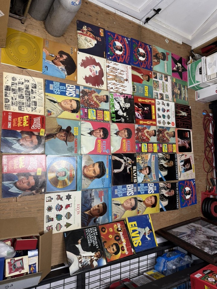 Huge LOT Of 40+ Elvis Presley Vinyl Record Albums 40+ Total Vintage ...