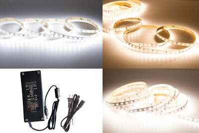 32ft 12v CRI 95 2835 LED Light Brightest 3000K 4000K 6000K + UL Listed ...