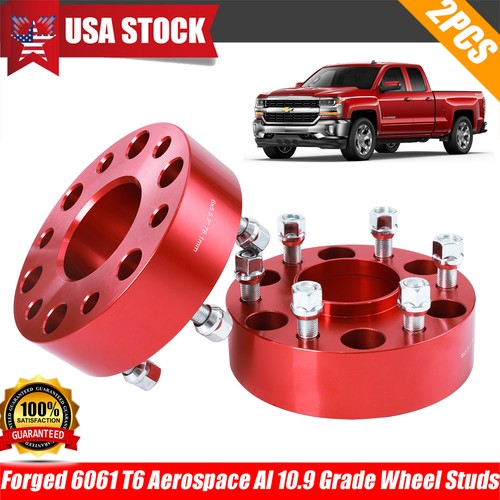 2pcs Wheel spacers 6x5.5 2 inch fits for Chevy Tahoe Silverado 1500 ...