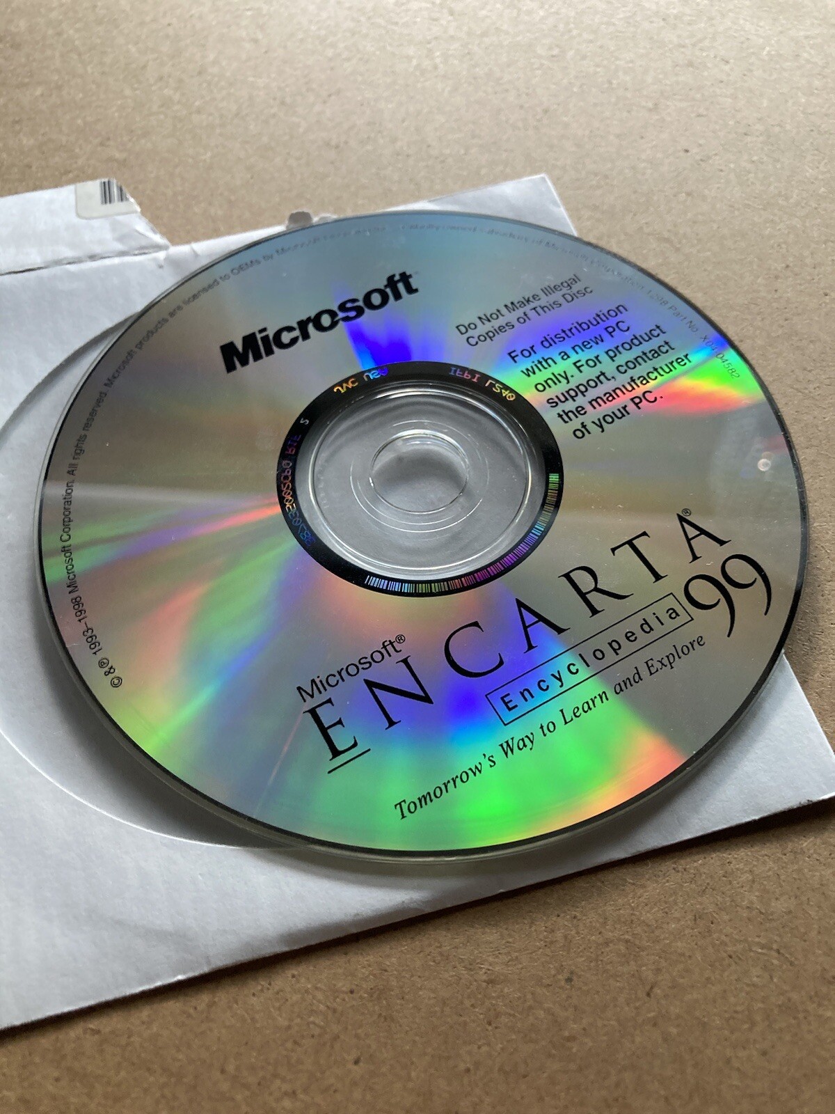 Vintage Microsoft Encarta 99 CD ROM | eBay