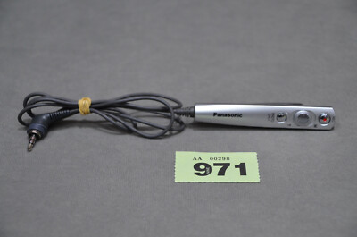 Panasonic 3.5mm Mic Clip On Remote Control Rec Microphone Record Photo ...