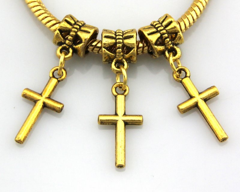 Wholesale Antique Gold Tone Bulk Lots Mix Dangle Charms Fit Bracelet ...