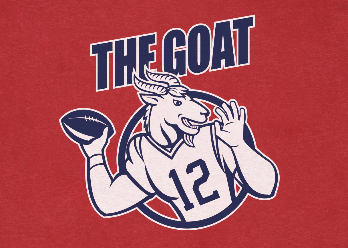 TB12 GOAT Tom Brady Inspired Tee Buccaneers Patriots NFL MVP | eBay