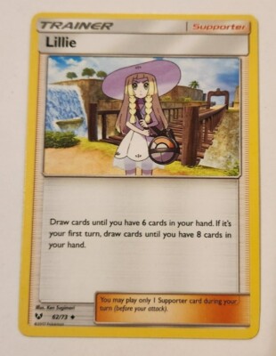 Lillie Shining Legends Series Pokemon Card Trainer 62/73 good condition ...