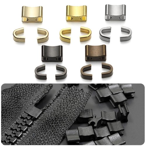 Open End Zippers Sewing Clothes Accessories Repair Zipper Stopper ...