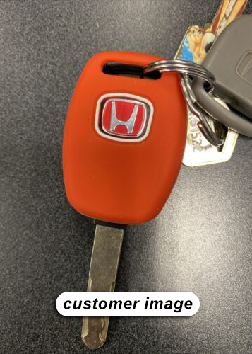 NEW for HONDA 2pcs 13mm x 11mm RED Key Fob Emblem Sticker Logo Badge ...