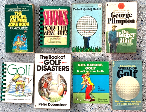 VINTAGE !!! ASSORTED GOLF BOOKS SOFTCOVER CLASSICS SET OF 8 C5 | eBay