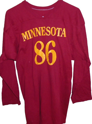 vintage 1980s Minnesota Gophers jersey t shirt Large | eBay