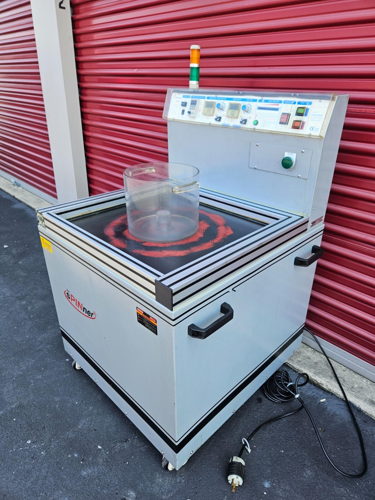 Earth-Chain sPINner #HD-750CL Magnetic De-Burring / Polishing Machine ...