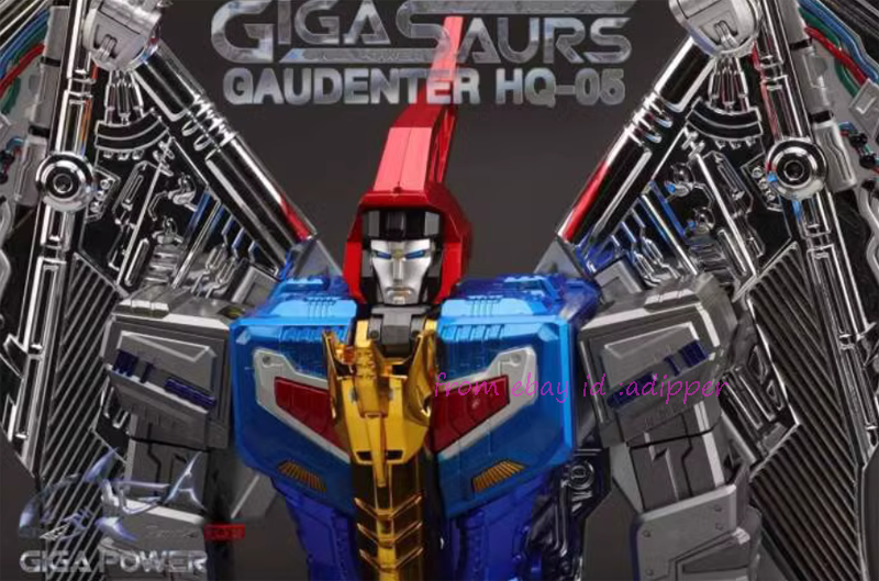 Gigapower Gp Hq-05r Gaudenter G1 Dinobots Swoop Blue Chrome Ver Action ...