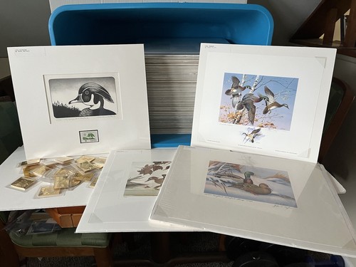 First Of State Duck Stamp Prints Rare Complete Collection Pristine ...
