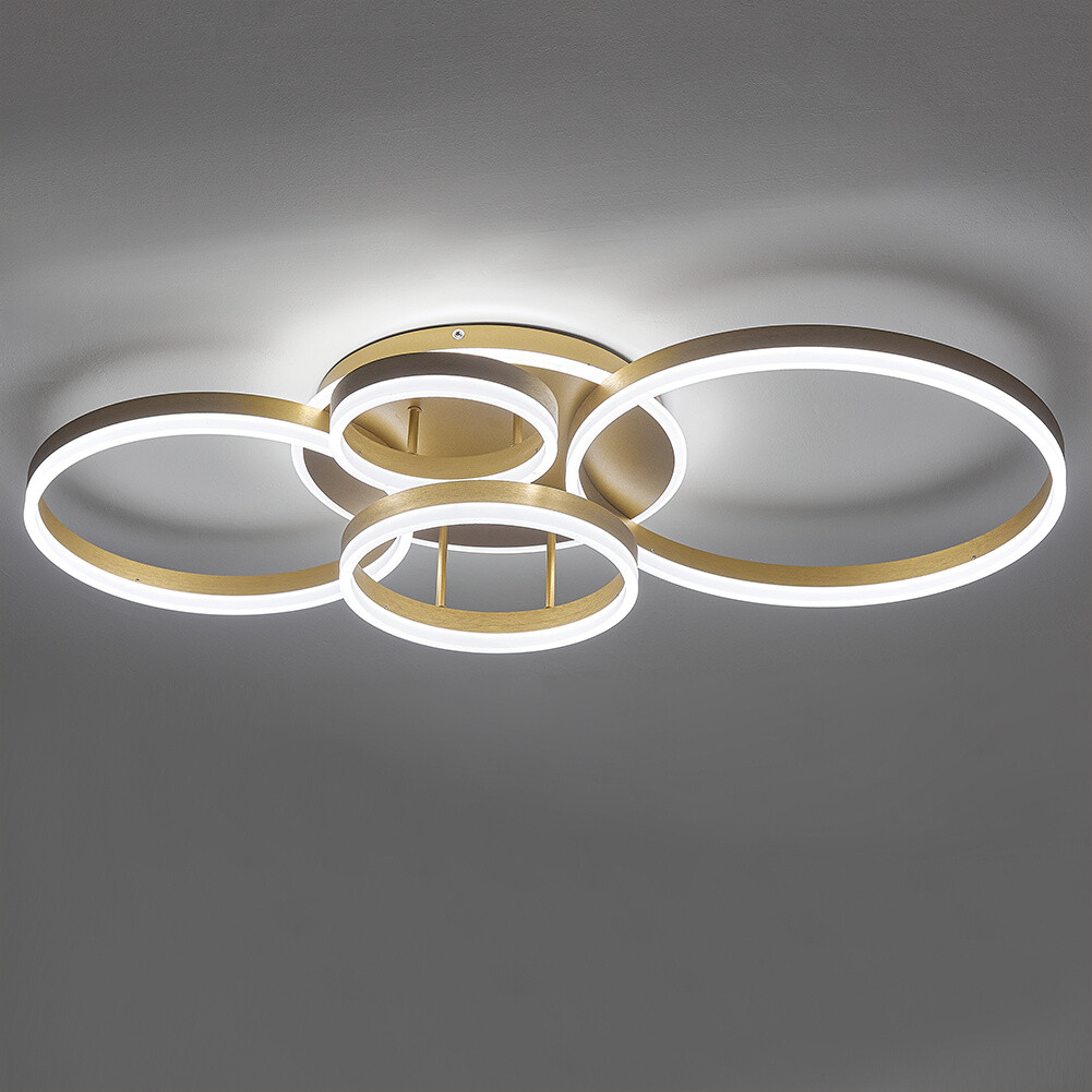 Stylish 3/5 Ring Ceiling Pendant Chandelier Lamp Round Light Dining ...