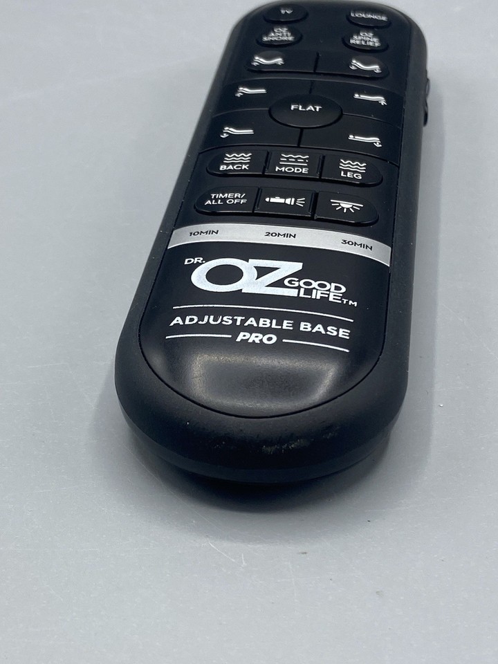 Dr Oz adjustable base pro replacement remote Sleep System Good Life ...