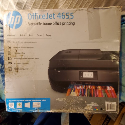 HP office Jet 4655 All-In-One Printer - Black | eBay