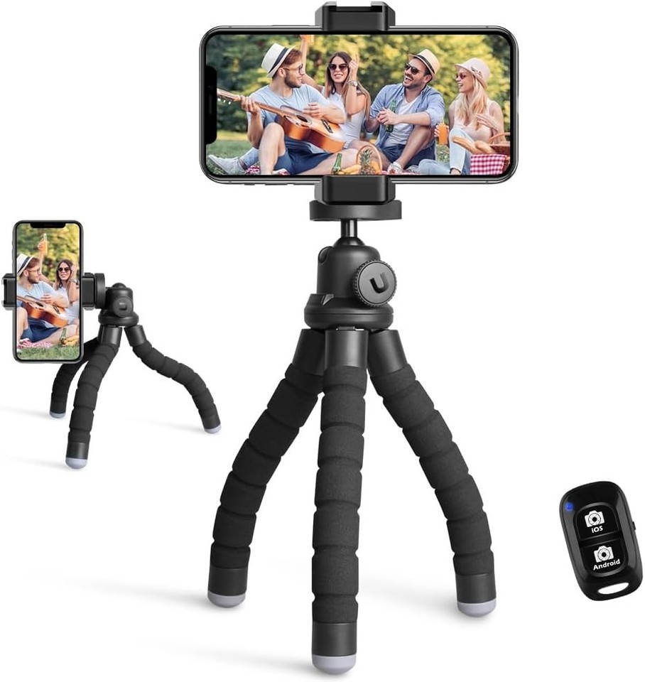 Phone Tripod, Portable and Flexible Tripods with Wireless Remote and Clip, Ce... | eBay