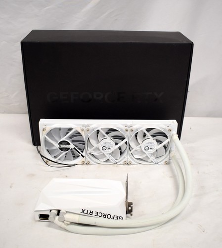Galax GeForce RTX 4090 Metaltop AIO OC Hydro White 24GB GDDR6X Graphics ...