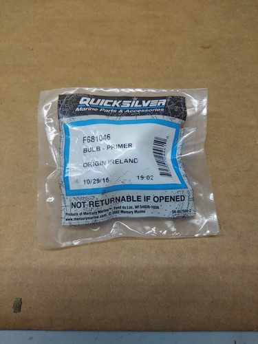 Quicksilver Mercury BULB-PRIMER F681046 OEM NEW | eBay