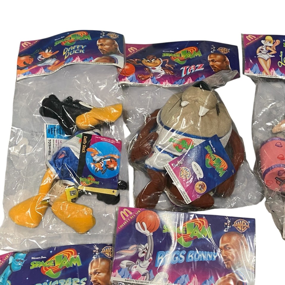1996 McDonald's Space Jam Happy Meal (Plush) Toys- NEW-Set of 6 | eBay