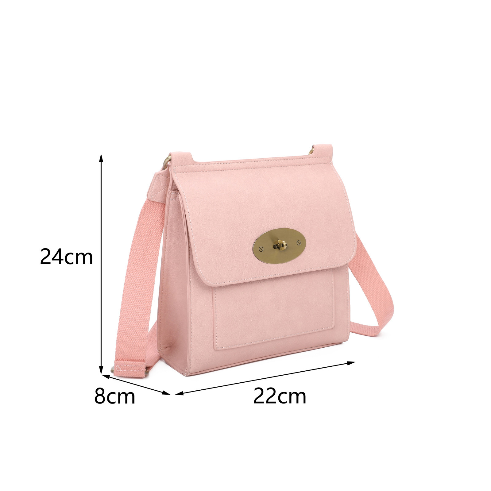 Ladies Girls Medium Sized Across Body Bag Women Shoulder Side Bag 1025S ...