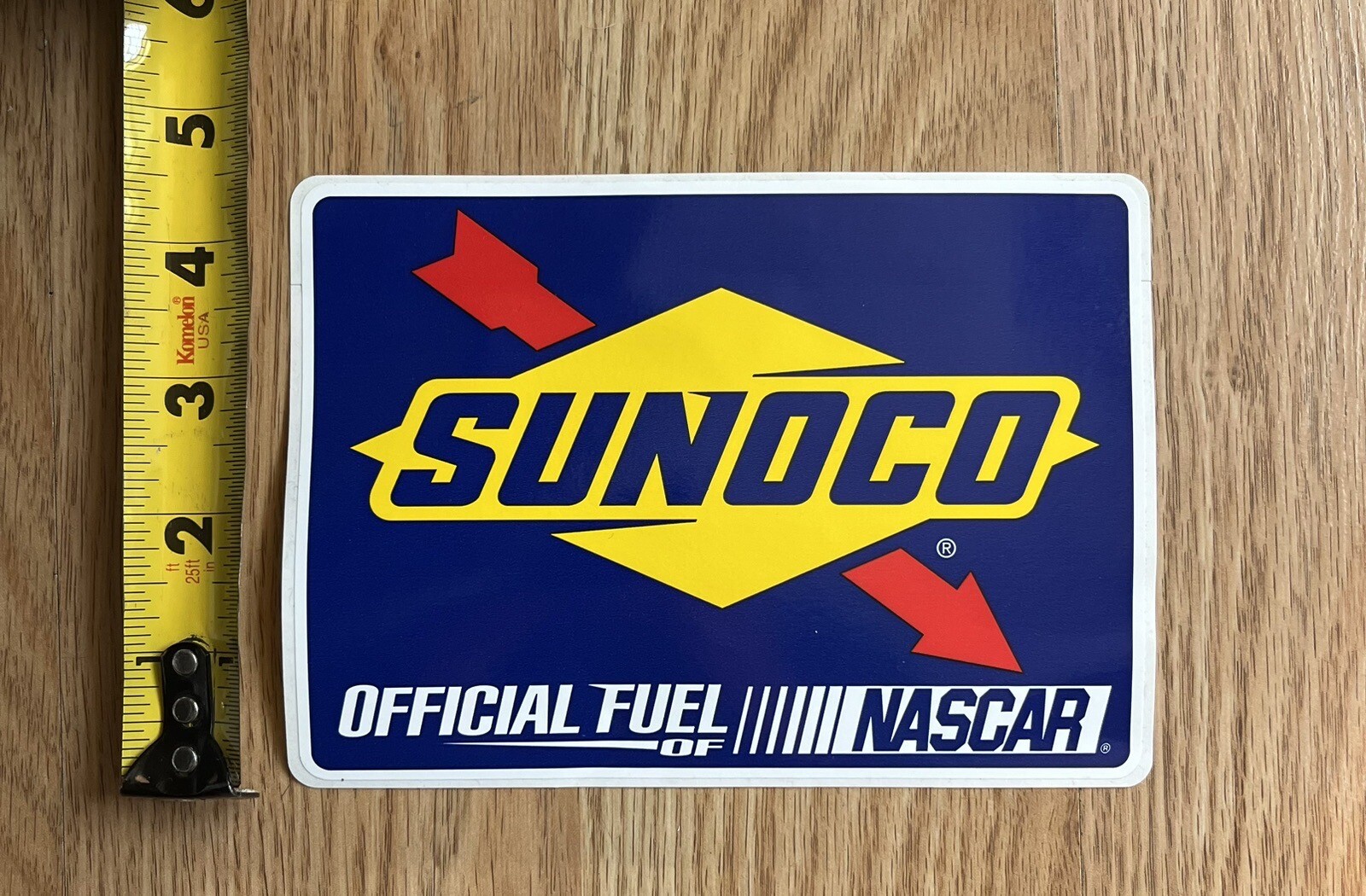 SUNOCO OFFICIAL FUEL OF NASCAR Sticker / Decal ORIGINAL OLD STOCK | eBay