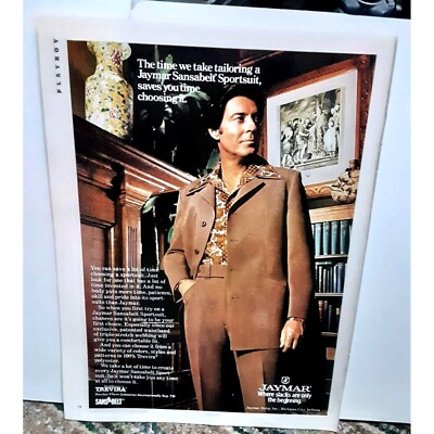 1976 Jaymar Sansabelt Sportsuit Original Print Ad 70s vintage | eBay