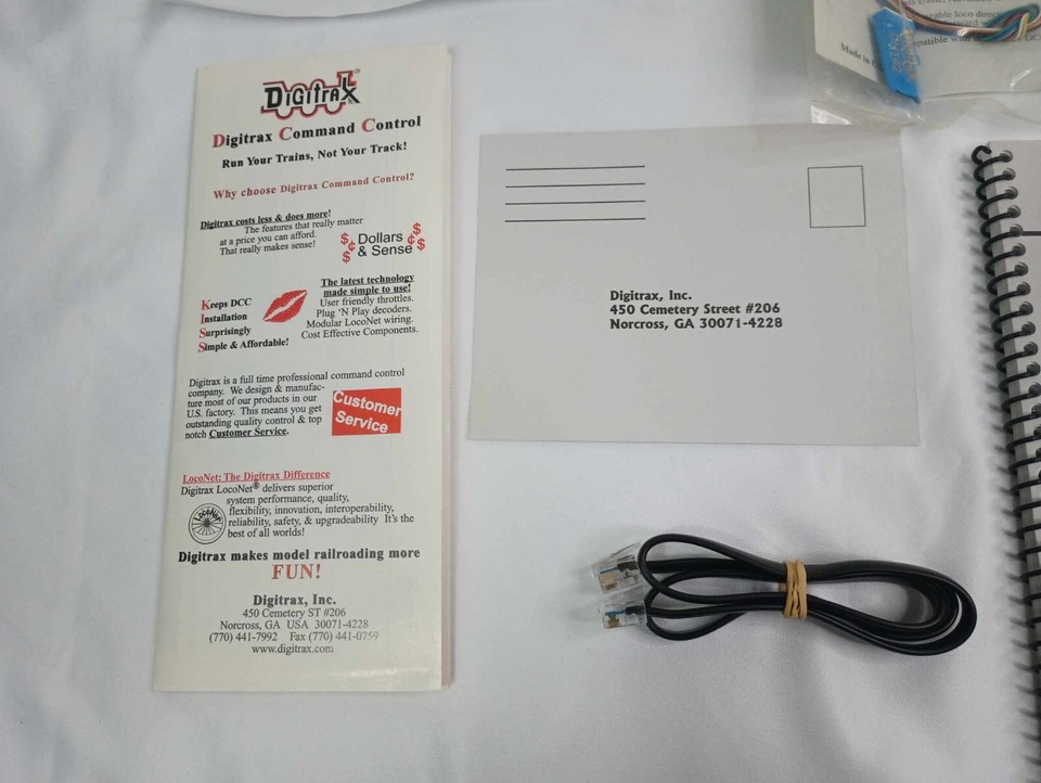 Command Control Advanced Set Digitrax Empire Builder II DT300 DB150 UP3 ...