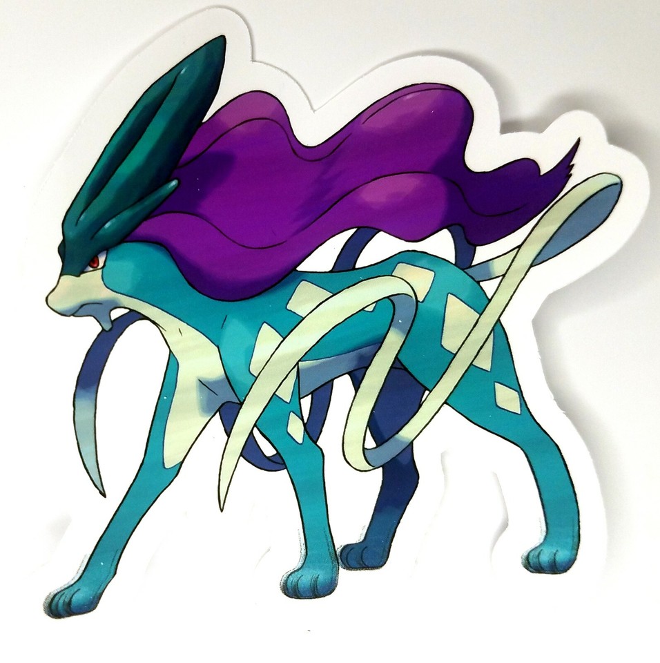 Raikou, Entei, Suicune - 3 Legendary Dogs Pokemon Vinyl Sticker Set | eBay
