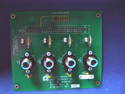 Applied Materials AMAT 0100-01341 PCB ASSY DNET INTERFACE BOARD 300MM ...
