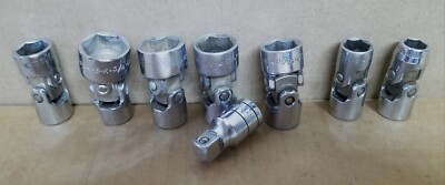 #230 VINTAGE SK 8pc 3/8" DRIVE 6pt FLEX SOCKETS 6 SAE + 1 METRIC ...