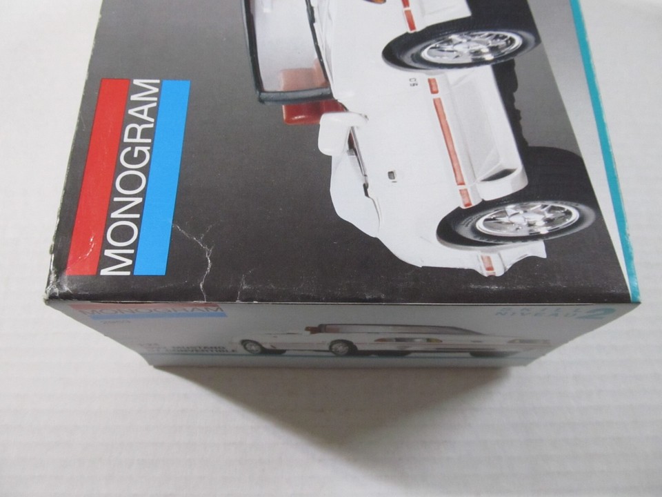 MONOGRAM 1992 MUSTANG GT CONVERTIBLE / 1:24 SCALE - NEW - OPEN BOX - | eBay