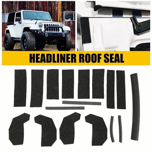 HARD TOP FOAM BLOCKER SEAL KIT FIX LEAKS 68026937AB FOR 2007-18 JEEP JK ...