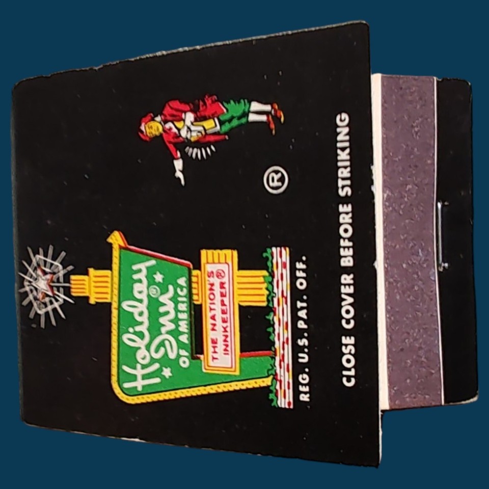 Vintage HOLIDAY INN Unused FULL Matchbook Match FRONT STRIKE Matches ...