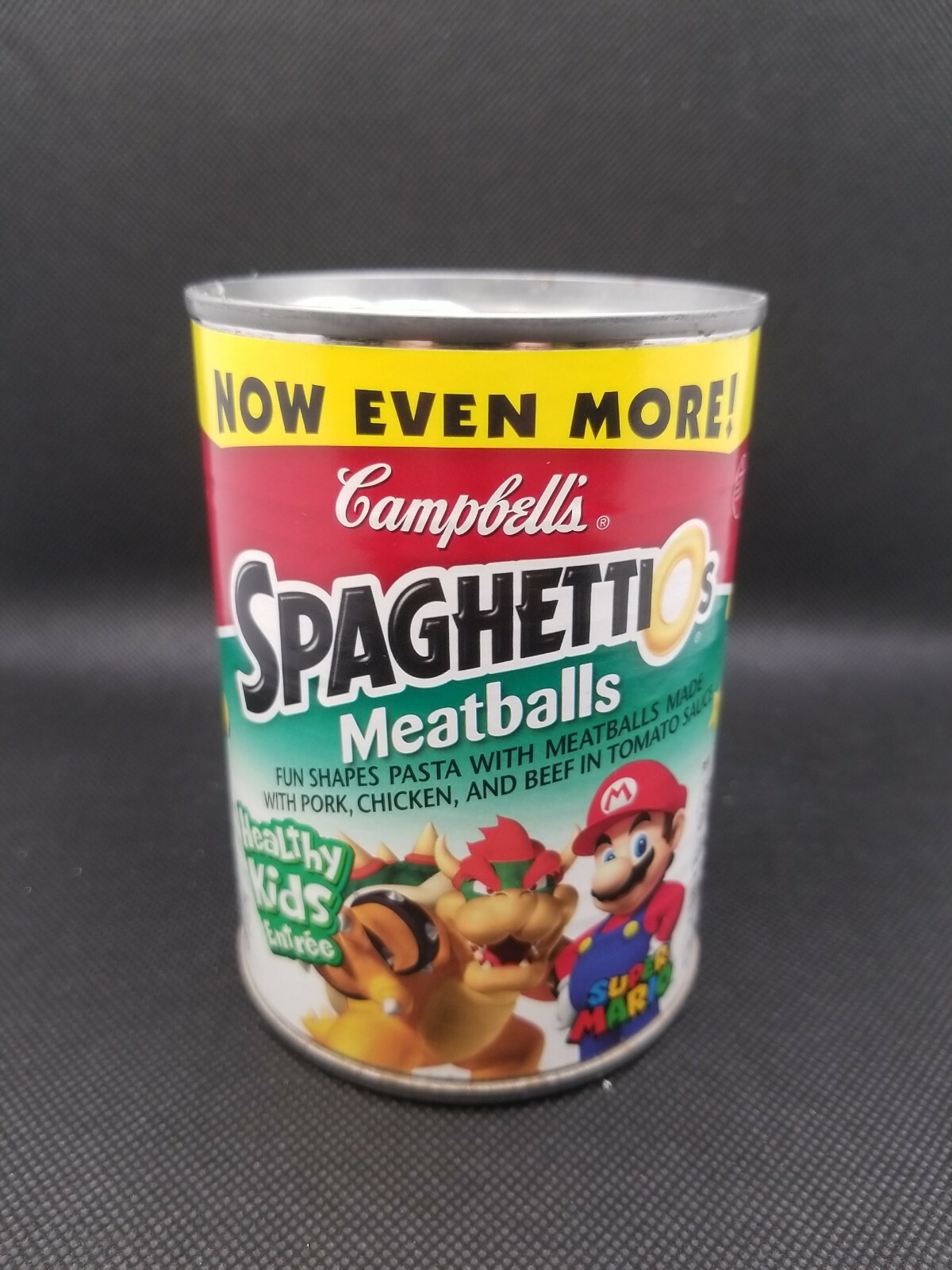 Campbell's SpaghettiOs And Meatballs Super Mario Single Container | eBay