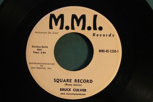 BRUCE CULVER---SQUARE RECORD | eBay