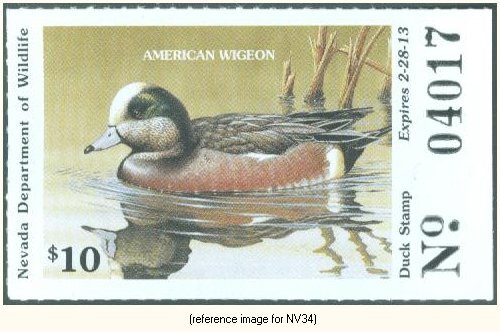 D2K Nevada Duck Stamp 2012 $10.00 Coll | eBay
