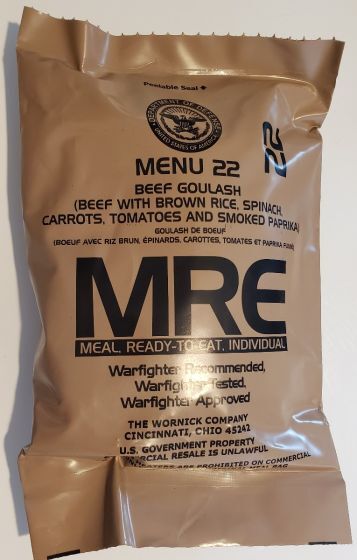 MRE Meal - Pick Your Meal Ready to Eat Menu 1-24 - Genuine USGI | eBay