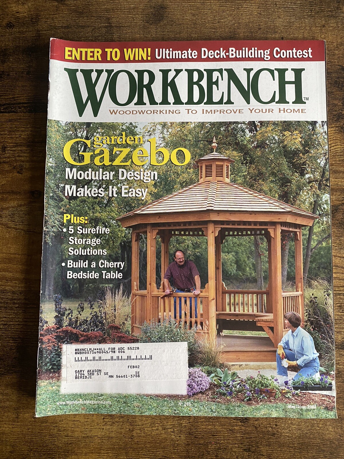Vintage May/June 2001 Workbench Magazine Wodworking Home Improvement | eBay