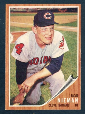 1962 TOPPS Baseball #182 BOB NIEMAN NRMT | eBay
