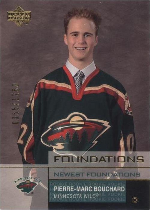 2002-03 Upper Deck Foundations - Pierre-Marc Bouchard #156 /1250 (RC) for sale online | eBay