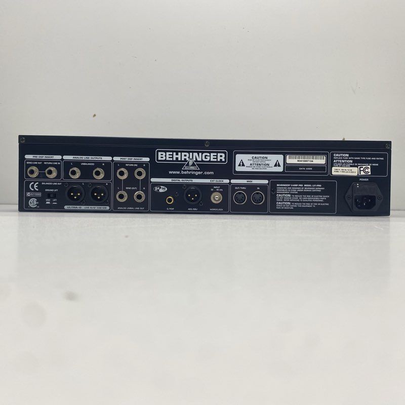 Behringer VAMP Pro Rackmount Digital Guitar Preamp Processor | eBay