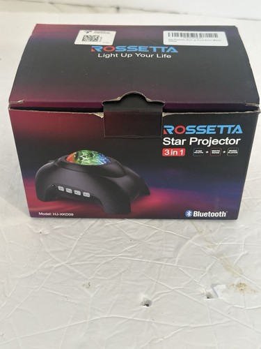 Rosetta Star Projector 3 In 1 Bluetooth Color Change, Sounds, Remote | eBay