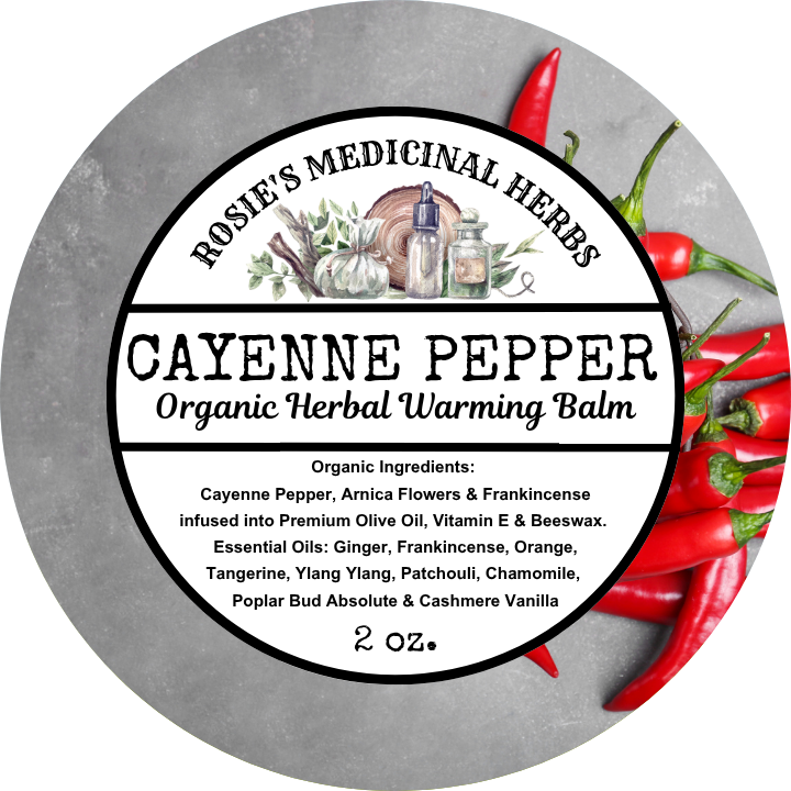Organic Pain Relief Balm | Cayenne Salve for Muscle, Joint, Back ...