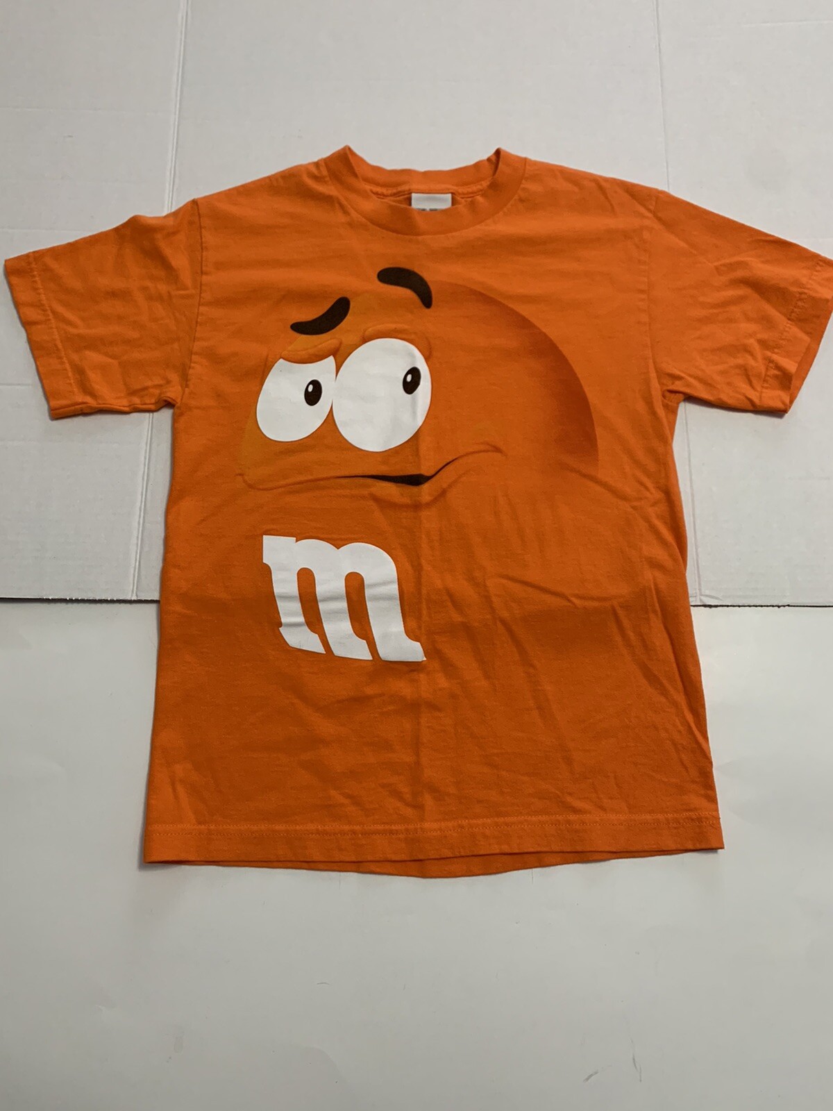 Y2K Orange M&M Shirt Candy Silly Face Tee Shirt Small… - Gem