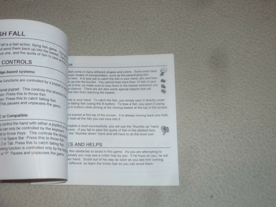 VINTAGE NOS NEW SUNDAY FUNDAY THE RIDE WISDOM TREE GAME MANUAL 1995 ...