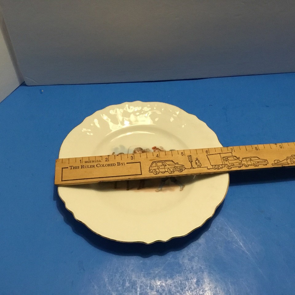 Vintage Children’s Plate Kids Playing | eBay