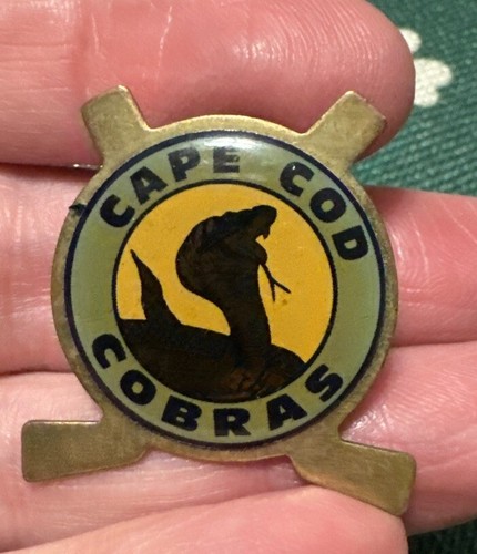 Gold Tone Metal CAPE COD COBRAS Lapel Pin Pinback | eBay