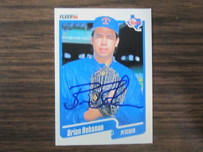 1990 Fleer Update Baseball #U-122 Brian Bohanon Autograph / Signed Card ...