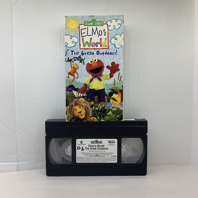 VHS Sesame Street - Elmos World: The Great Outdoors (VHS, 2003 ...