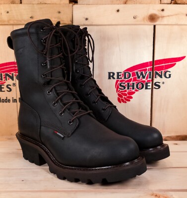 Red Wing 4420 Waterproof Logger Boots Size 9.5D (Steel Toe) (Modified ...