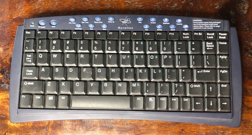 Gyration Black Wireless Keyboard GP120 No Receiver | eBay